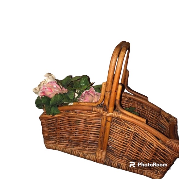 Storage & Organization | Vintage Rectangular Basket | Poshmark